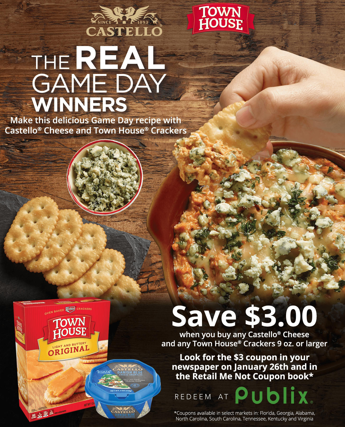 Castello Buffalo Chicken Blue Cheese Dip